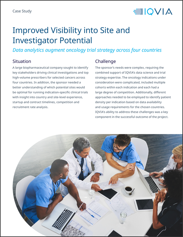 Improve timelines with site insights that blend data and outreach to support your enrollment ...